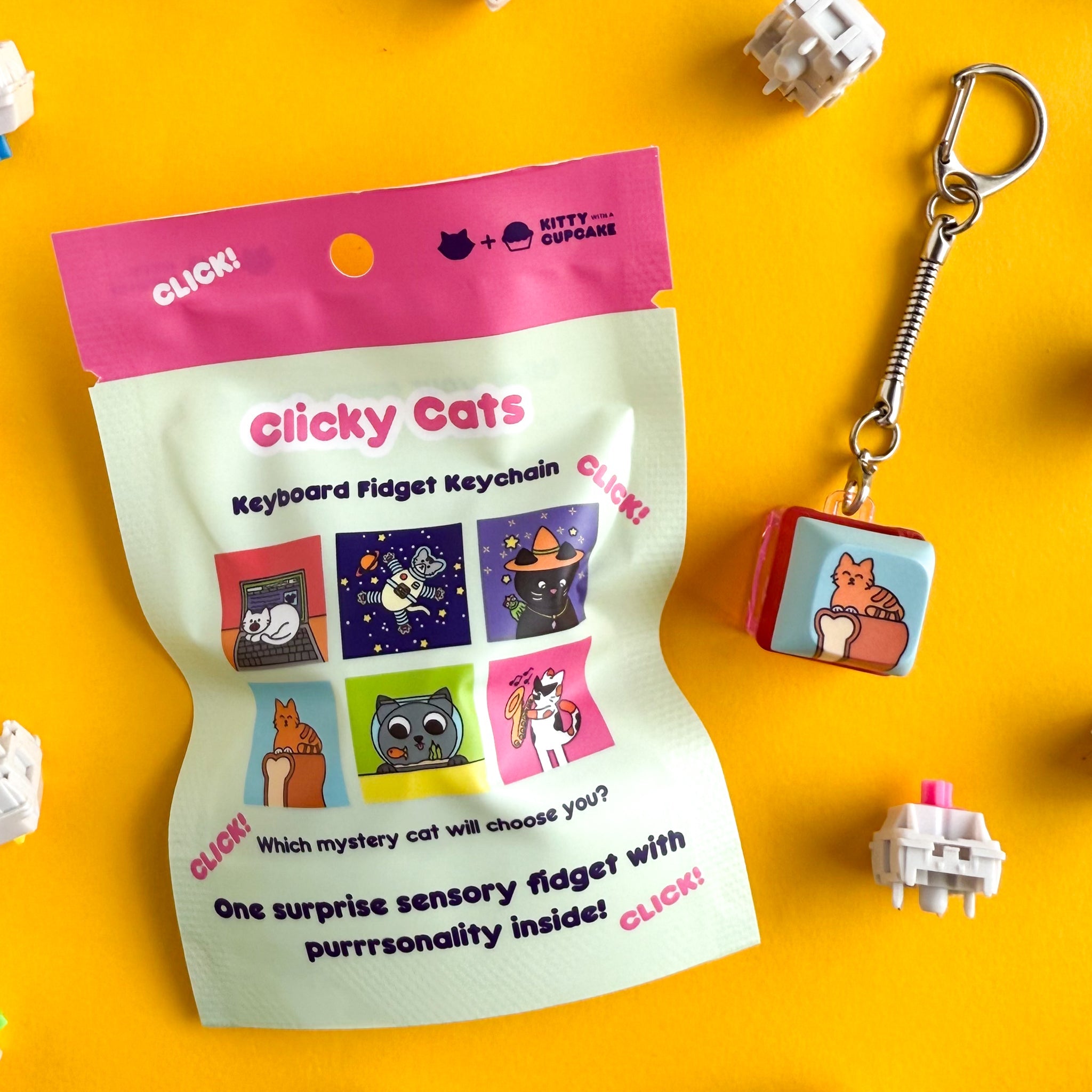 Clicky Cats Drop! – Kitty With A Cupcake
