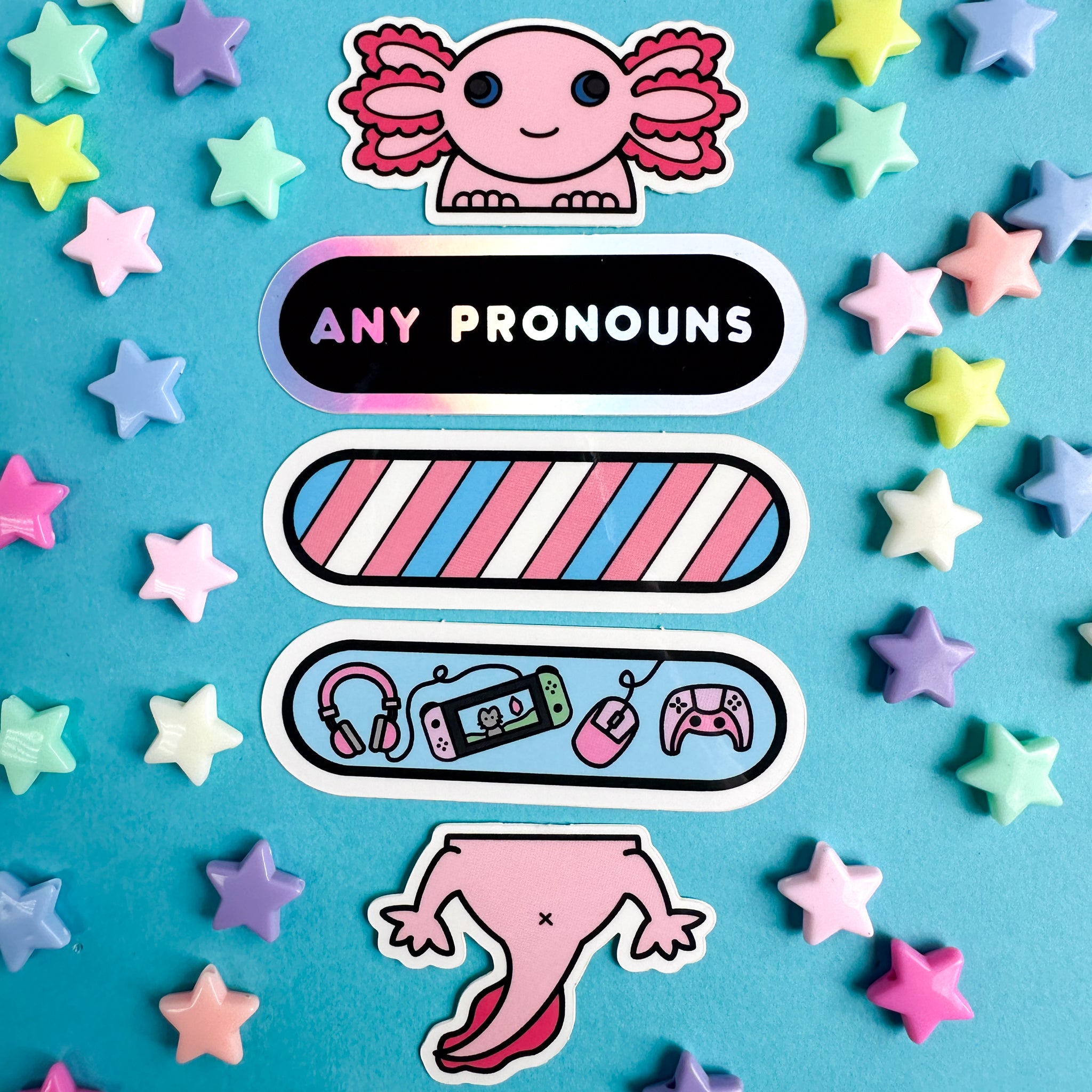 Pride Pals Stickers – Kitty With A Cupcake