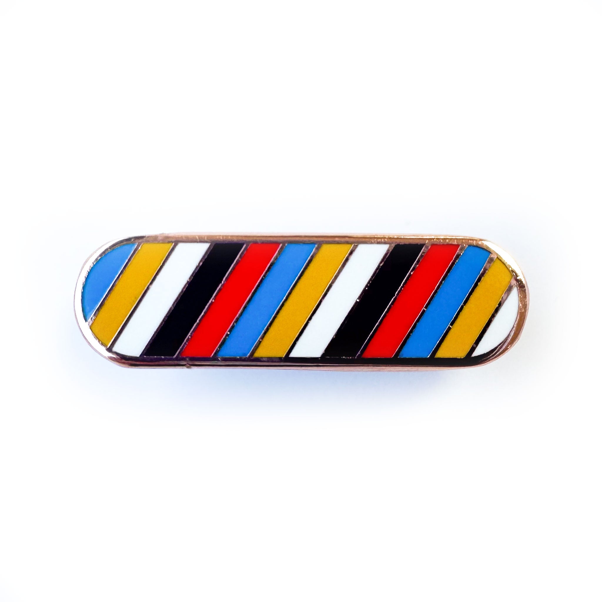 Polyamory Pride Plaque Enamel Pin Kitty With A Cupcake 8376
