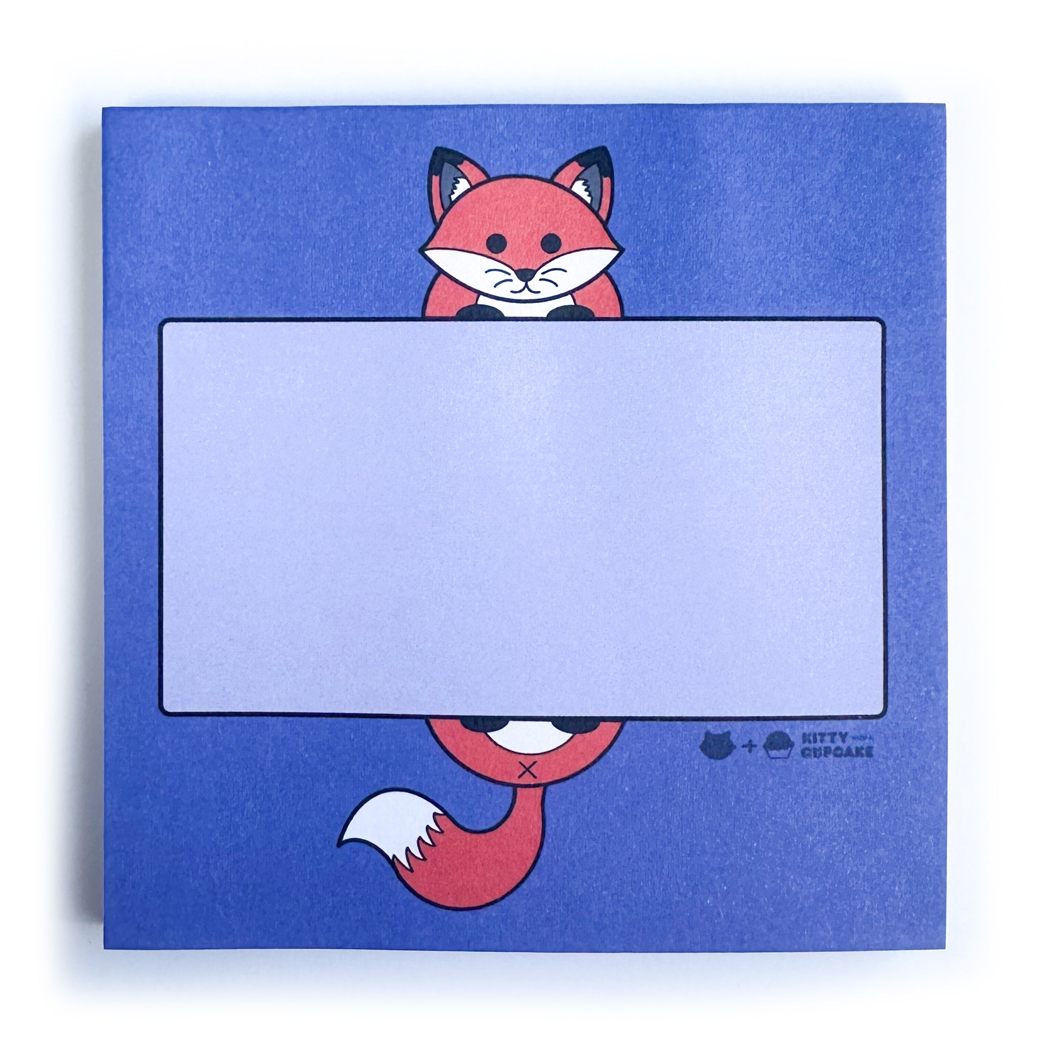 Fox Sticky Notes – Kitty With A Cupcake